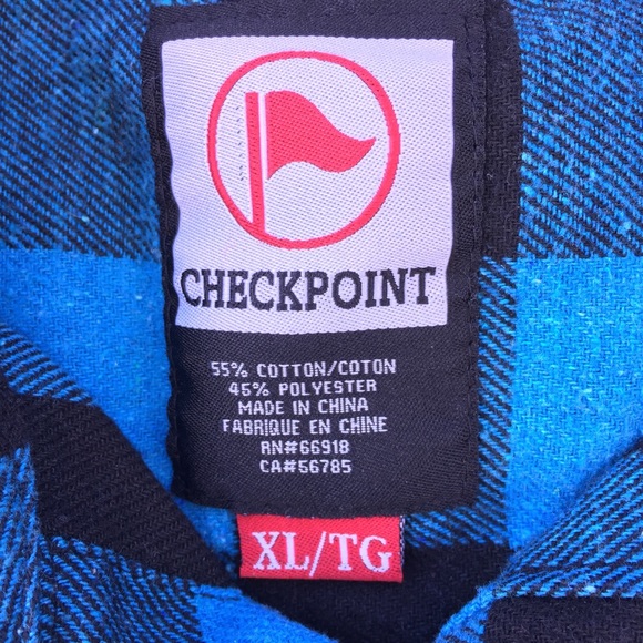 Checkpoint | Shirts | Xl Flannel Shirt | Poshmark